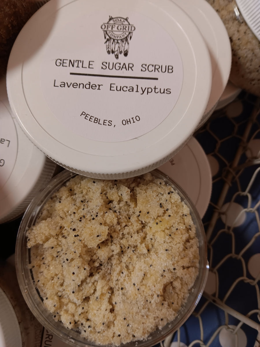 Lavender Eucalyptus Sugar Scrub – Off Grid Soap Company